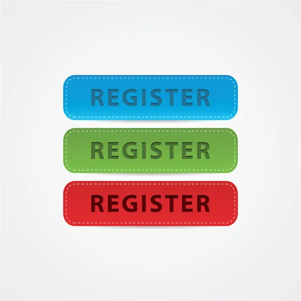 Register button Vector Art Stock Images | Depositphotos