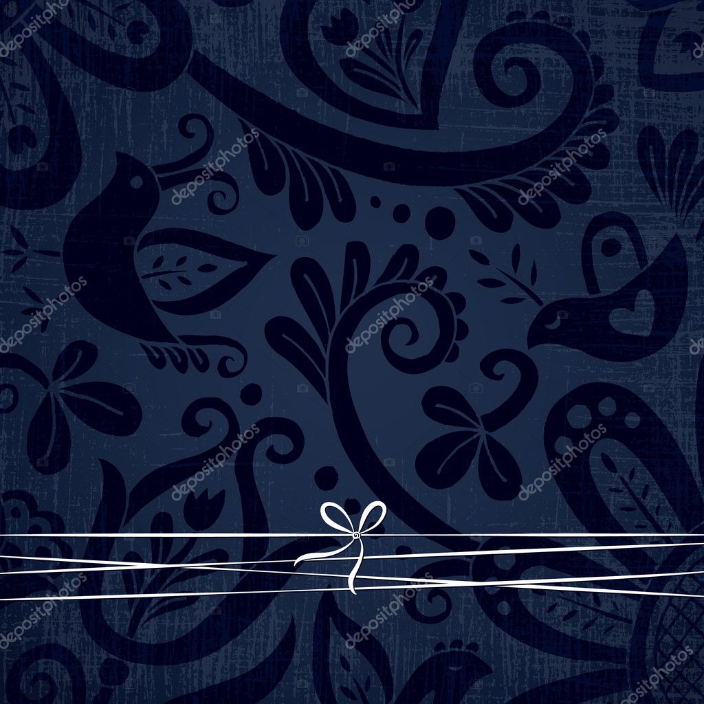 Vector ornate wallpaper with discreet floral ornaments. — Stock Vector ...