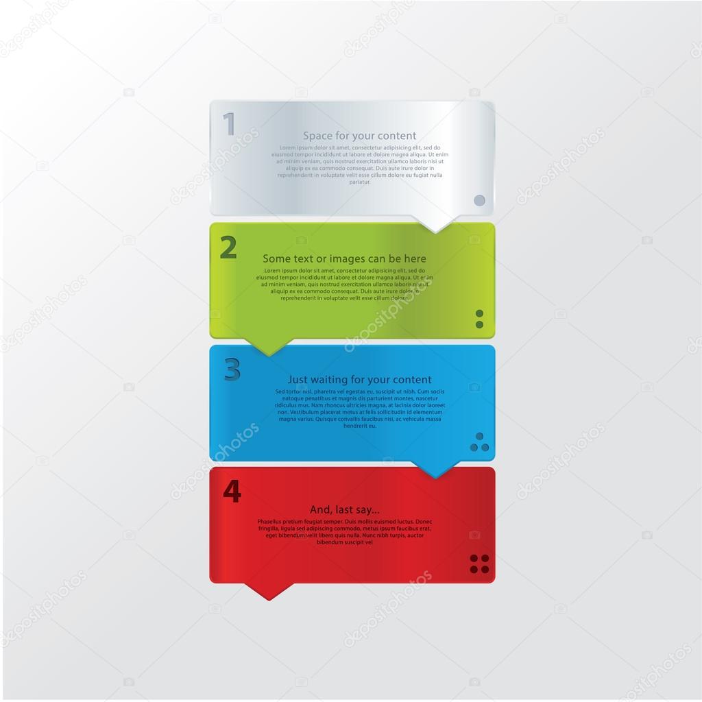 Minimalistic vector template. Modern design vector labels. Stock Vector ...