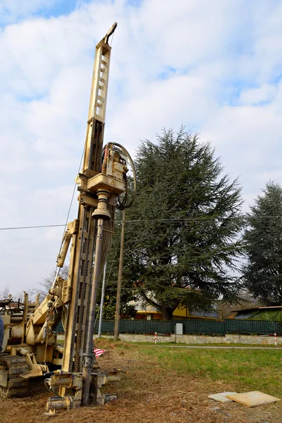 Borehole for soil testing — Stock Photo © fbxx #43444591