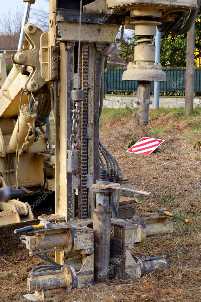 Borehole for soil testing — Stock Photo © fbxx #41648993