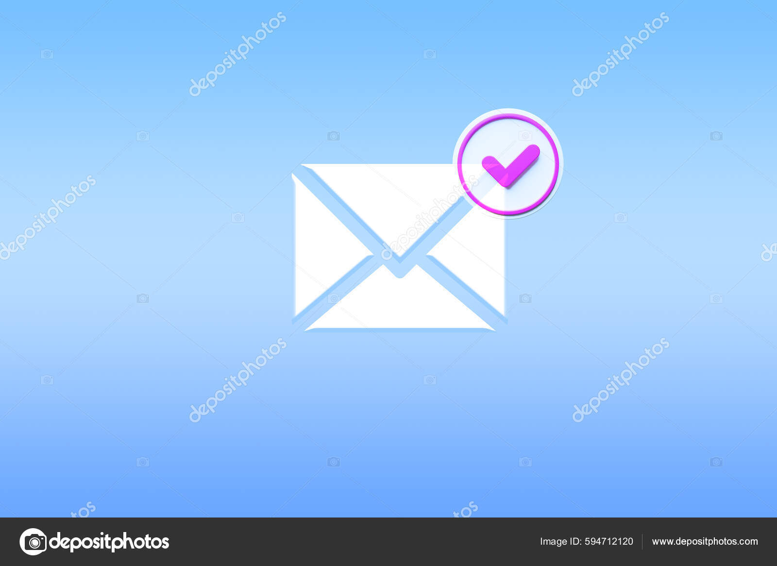 Mail Icon Blue Background — Stock Photo © w_lenu_nu.hotmail.com #594712120