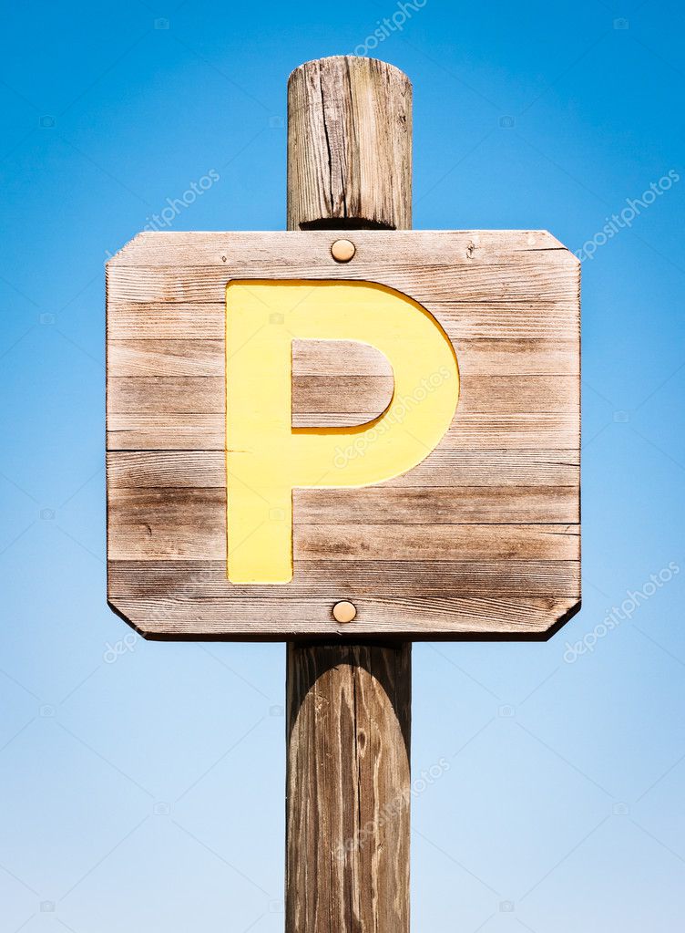 Old parking sign Stock Photo by ©foottoo 18076727