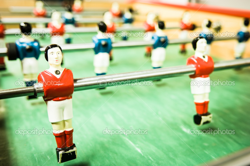 Old table soccer game Stock Photo by ©foottoo 18080473