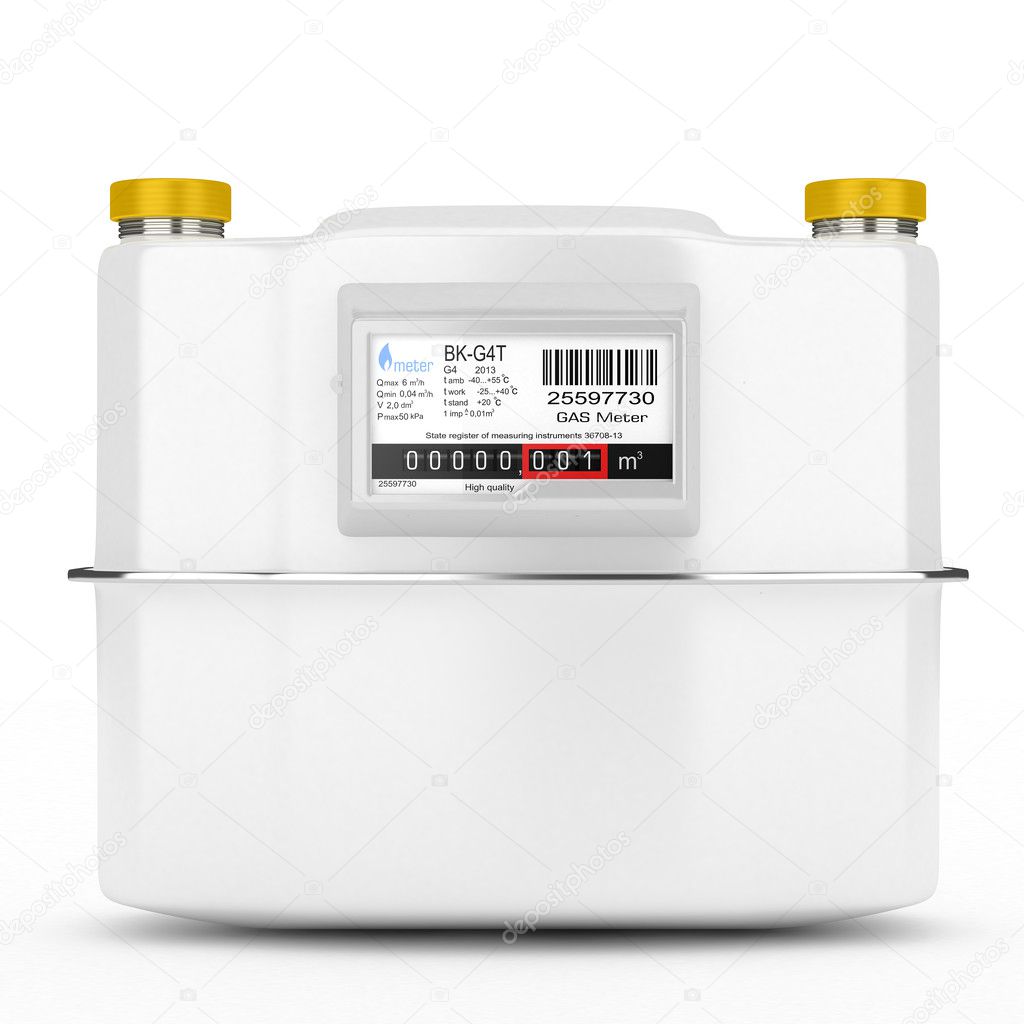 Natural gas meter — Stock Photo © aleksanderdnp #32140069