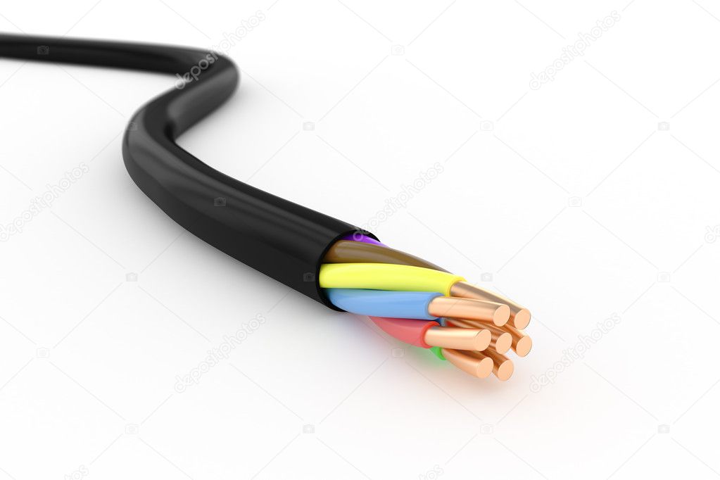 Electrical cable ⬇ Stock Photo, Image by © aleksanderdnp #35145303