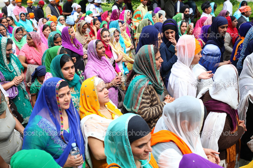 Nagarkirtan, Indian religious procession, San Giovanni Valdarno — Stock ...