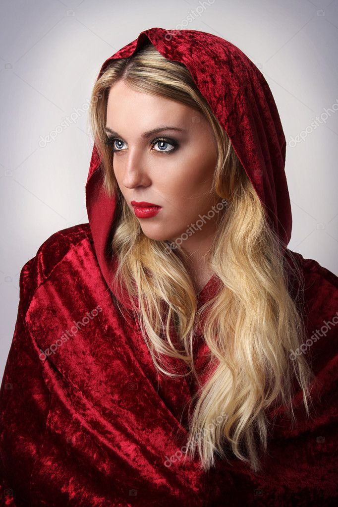 Woman with Red Hood and Cape Stock Photo by ©rbru73 30781969