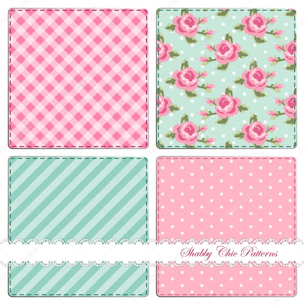 Shabby chic style patterns Stock Vector Image by ©IShkrabal #46586391