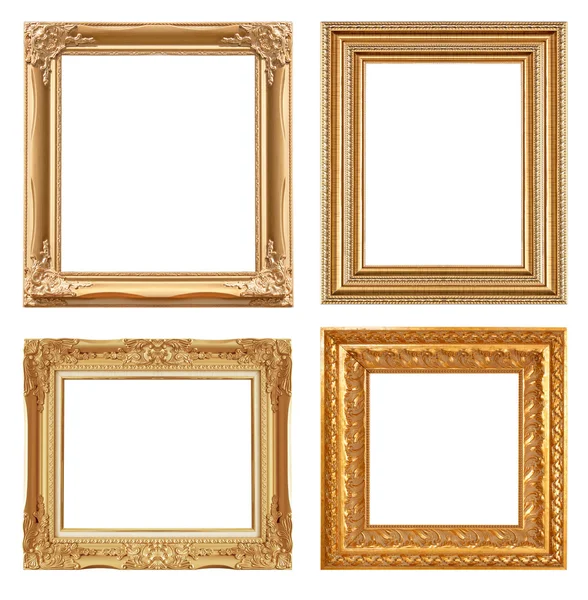 Giant golden frame containing six quadrats — Stock Photo © yoka66 #68760023