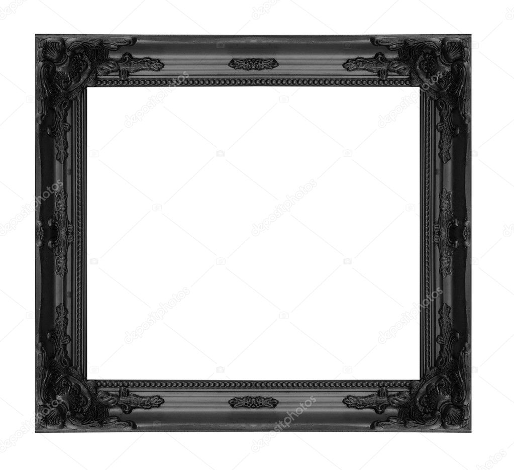 Black picture frame — Stock Photo © scenery1 #50076775