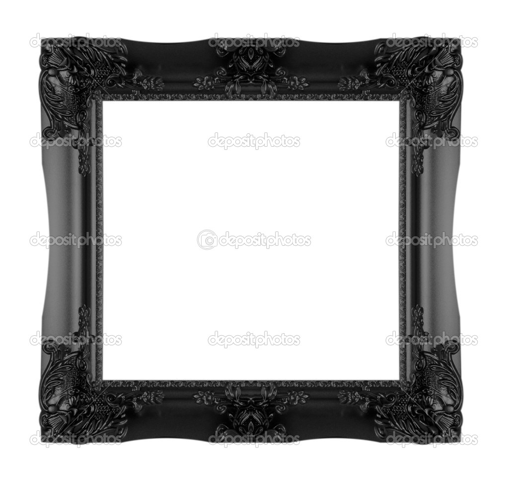 Black picture frame — Stock Photo © scenery1 #50077593
