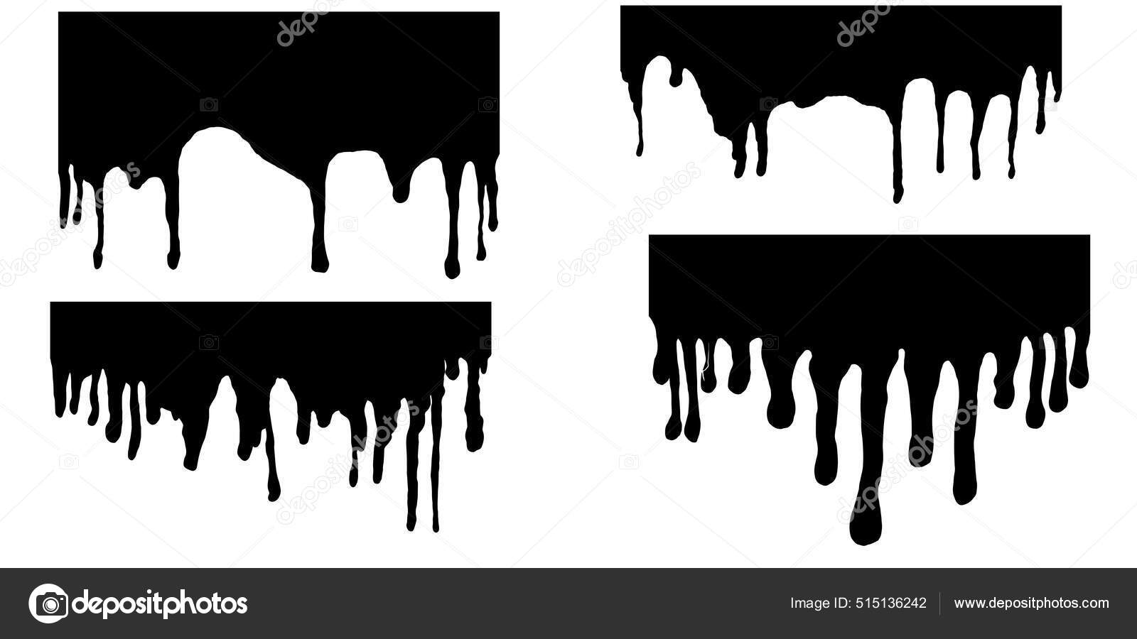 Dripping Paint Border