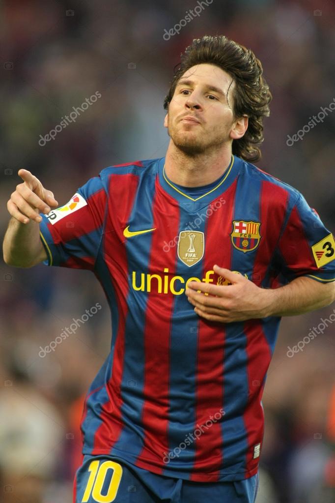 Leo Messi of Barcelona — Stock Editorial Photo © Maxisports #18010987