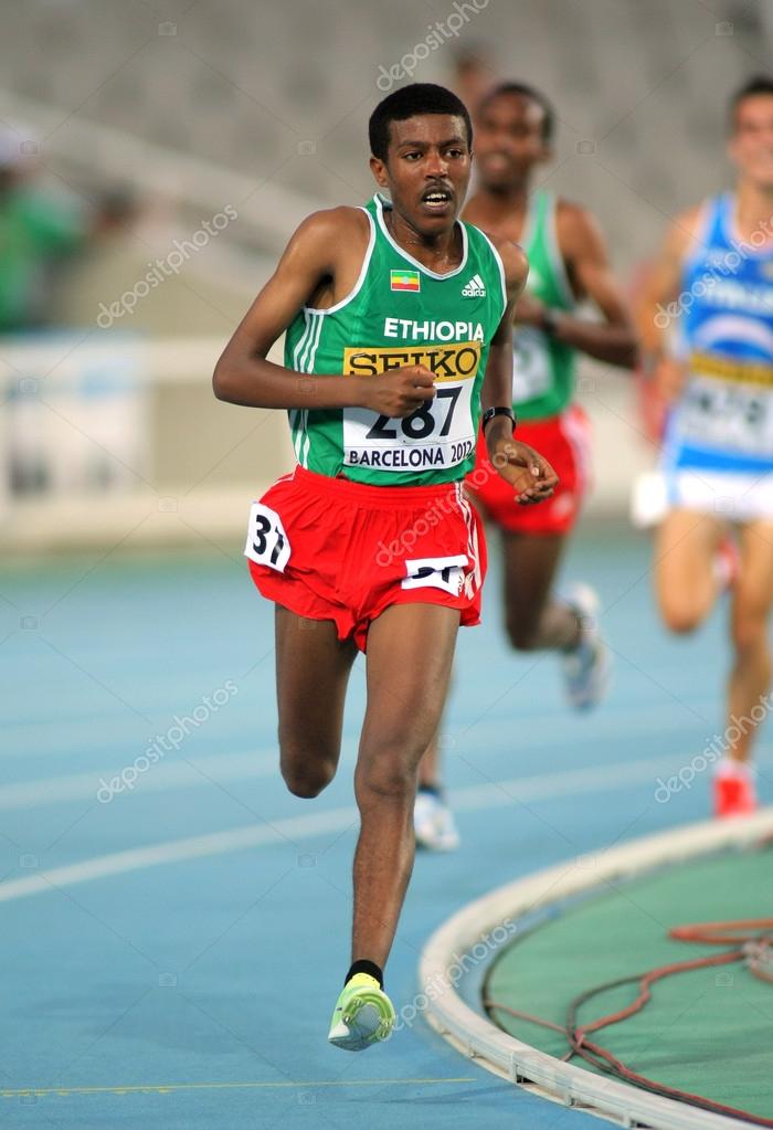Yigrem Demelash de Etiopía durante el evento de 10000 Metros 2022