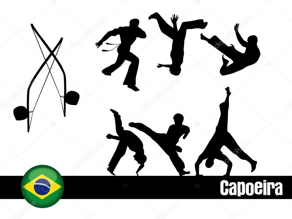 Capoeira Silhouettes — Stock Vector © jennyb79 #19314943