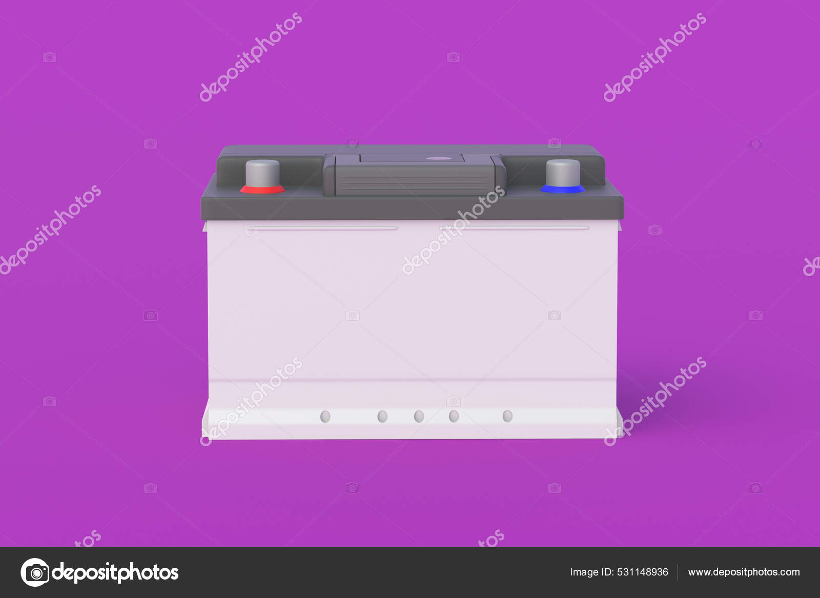 Auto Battery Purple Background Battery Capacity Replacement Automotive ...