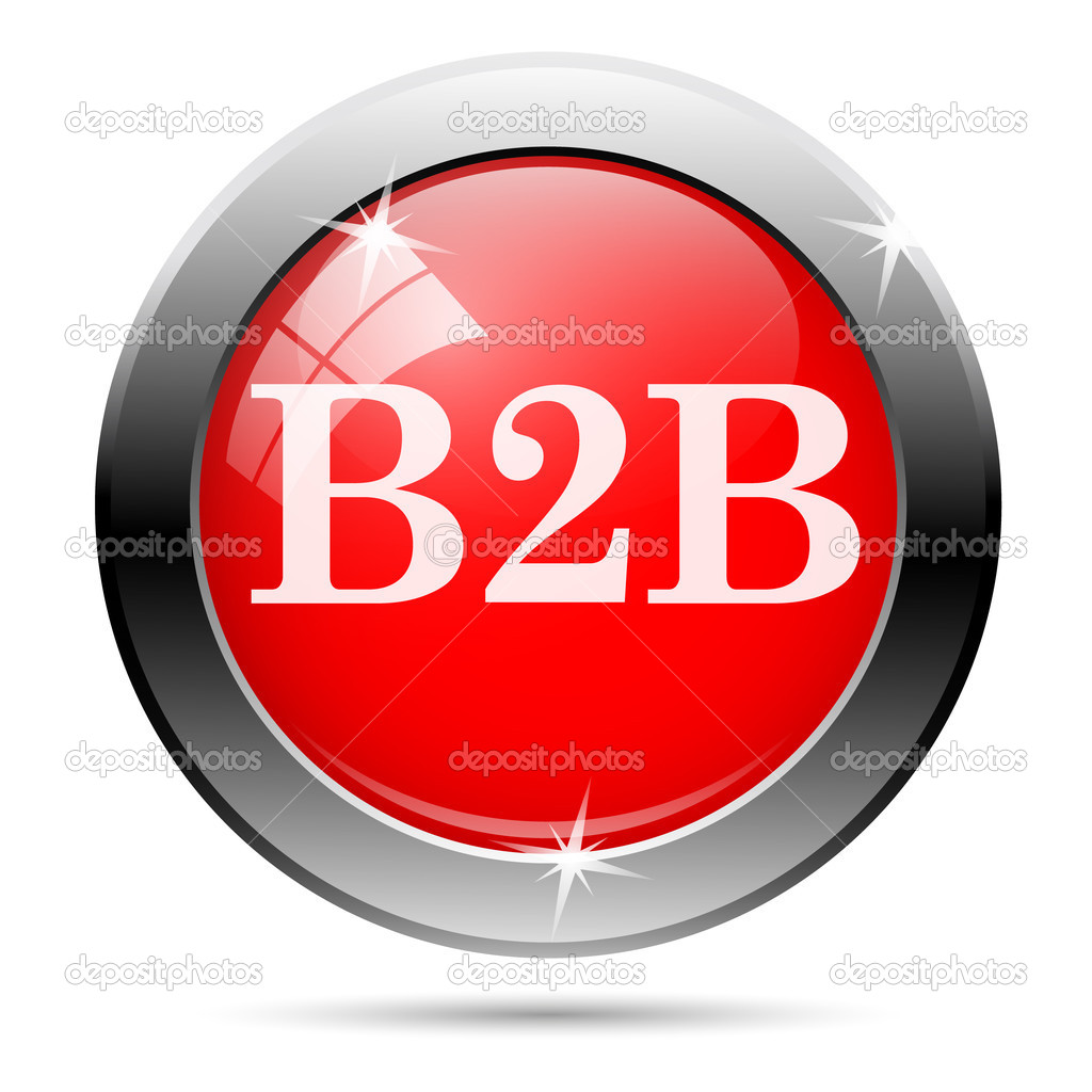 B2B icon — Stock Vector © valentint #23729441