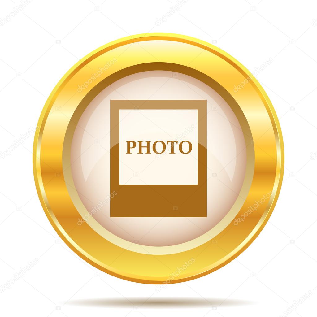 Golden shiny icon — Stock Photo © valentint #29192855