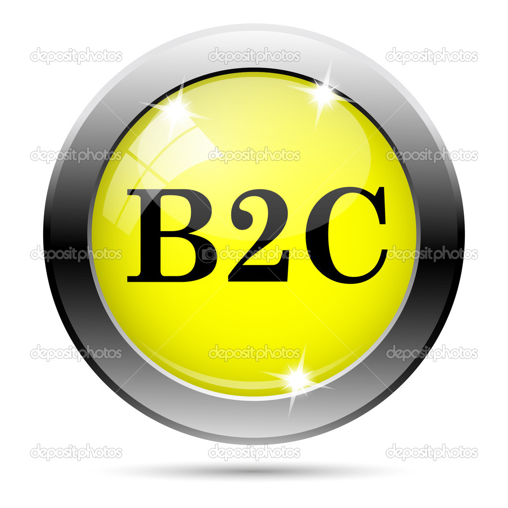 B2C icon — Stock Photo © valentint #31682983