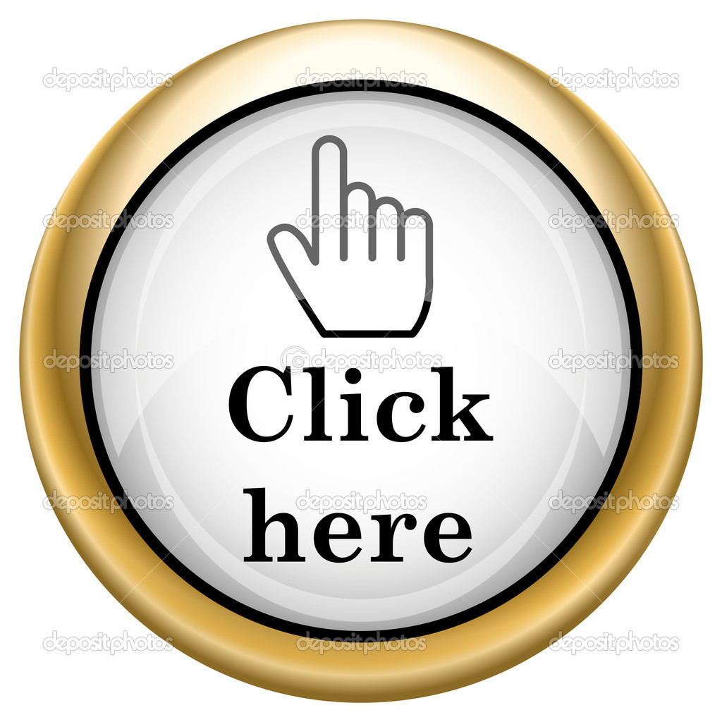 Click here icon — Stock Photo © valentint #33574625