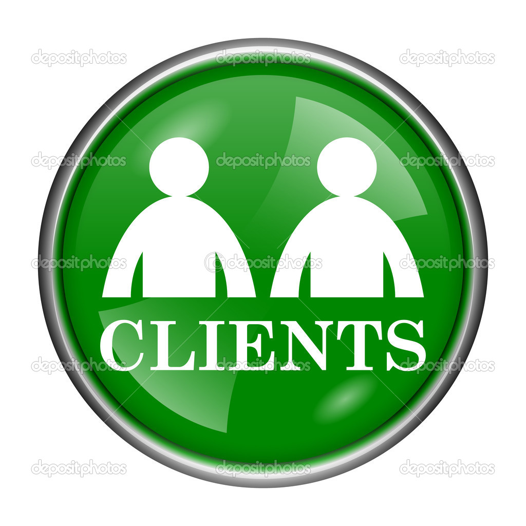 Clients icon — Stock Photo © valentint #37176791