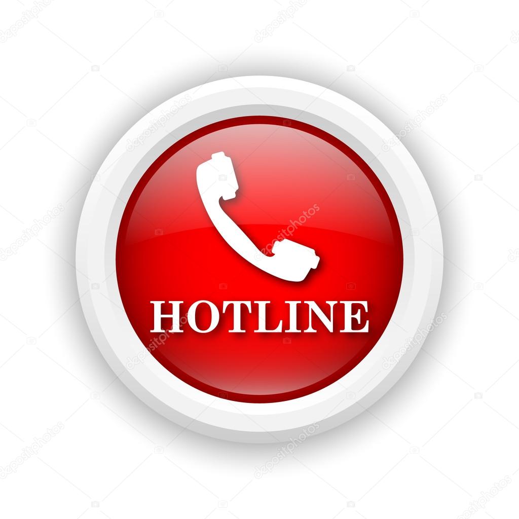 Hotline icon — Stock Photo © valentint #38180773