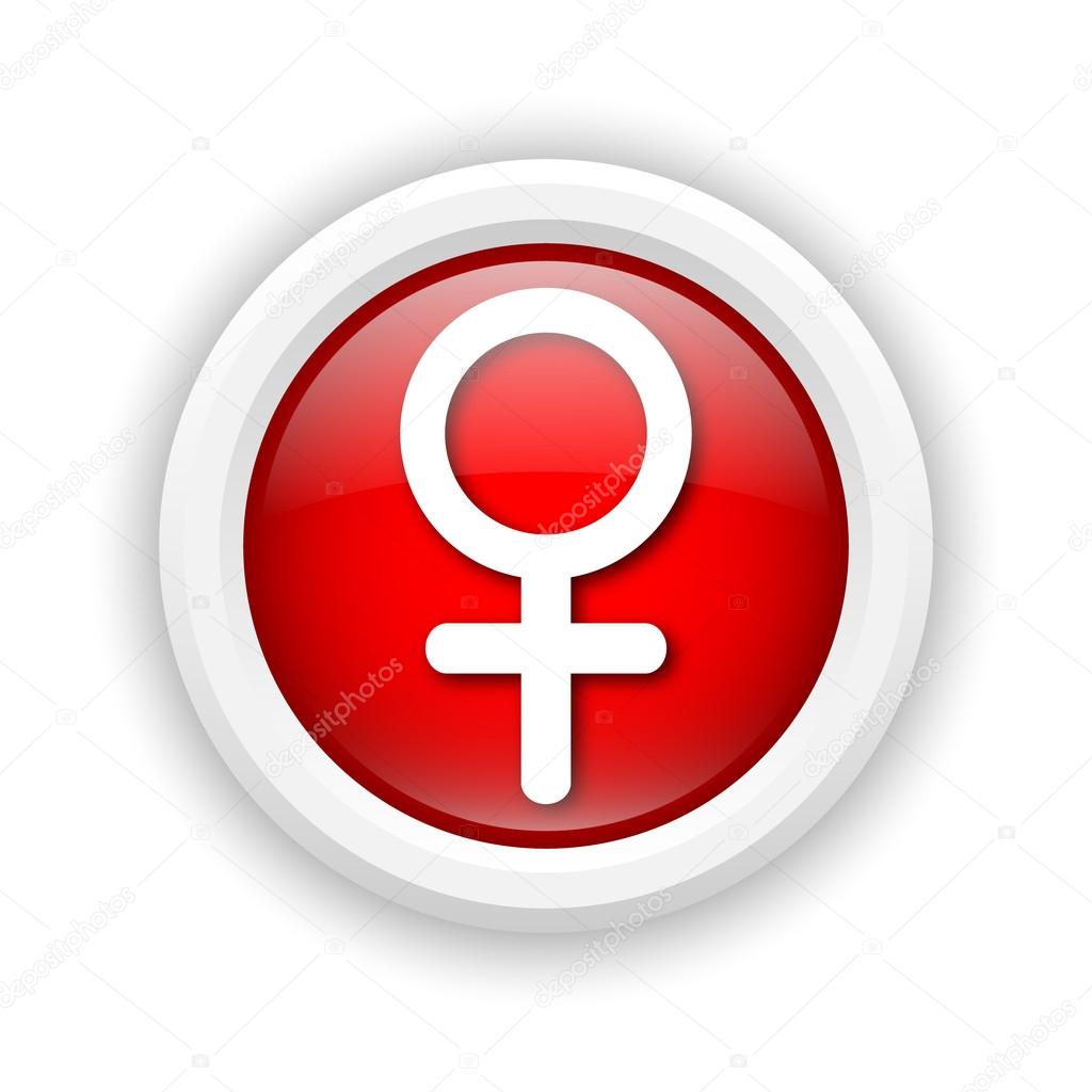 Female sign icon — Stock Photo © valentint #38181915
