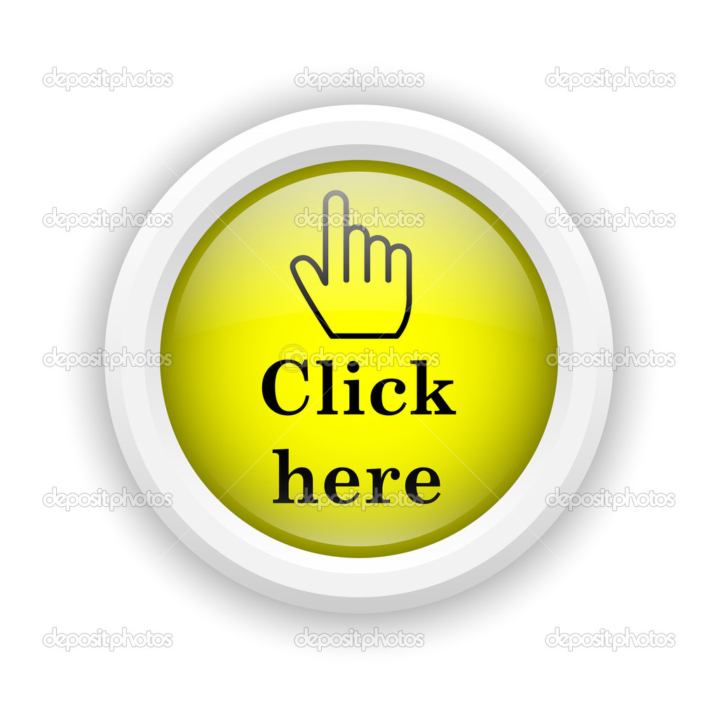 Click here icon — Stock Photo © valentint #38615567