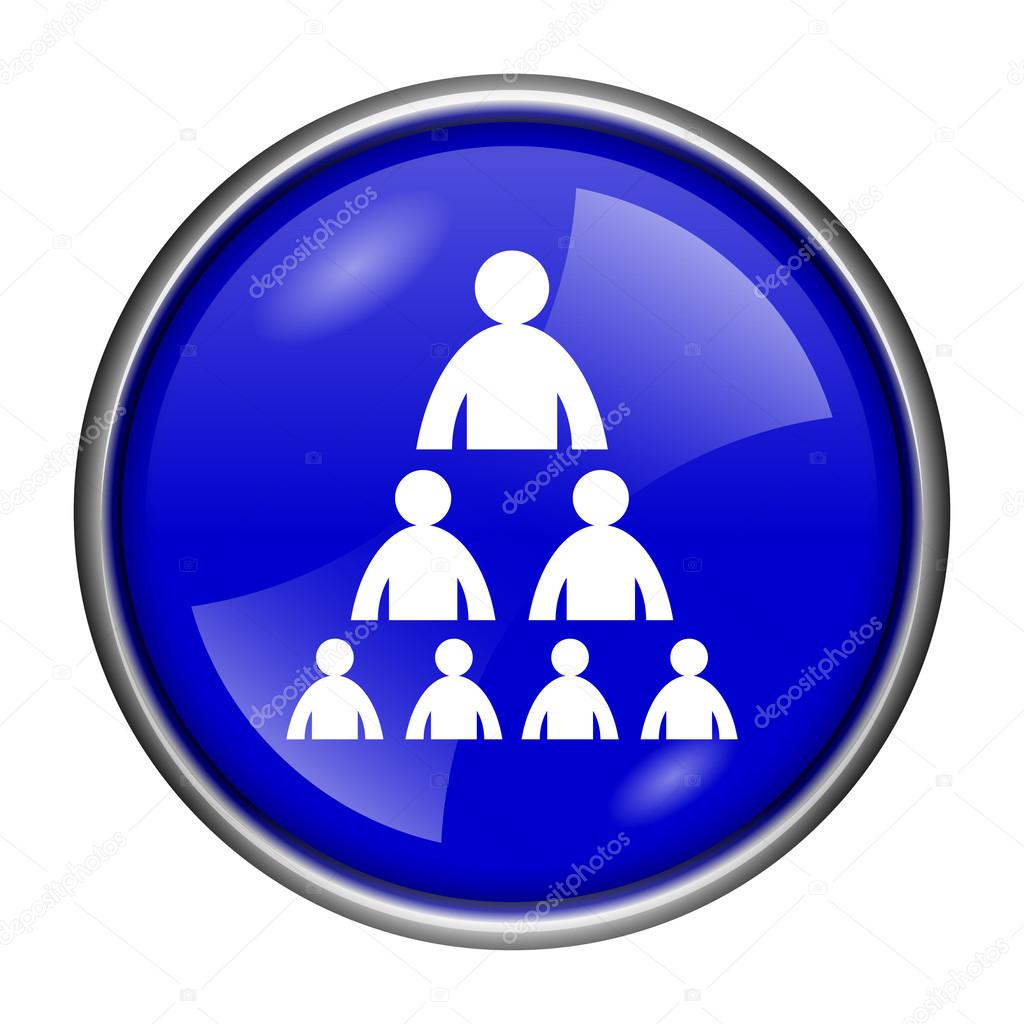 Organizational chart with people icon Stock Photo by ©valentint 39038819