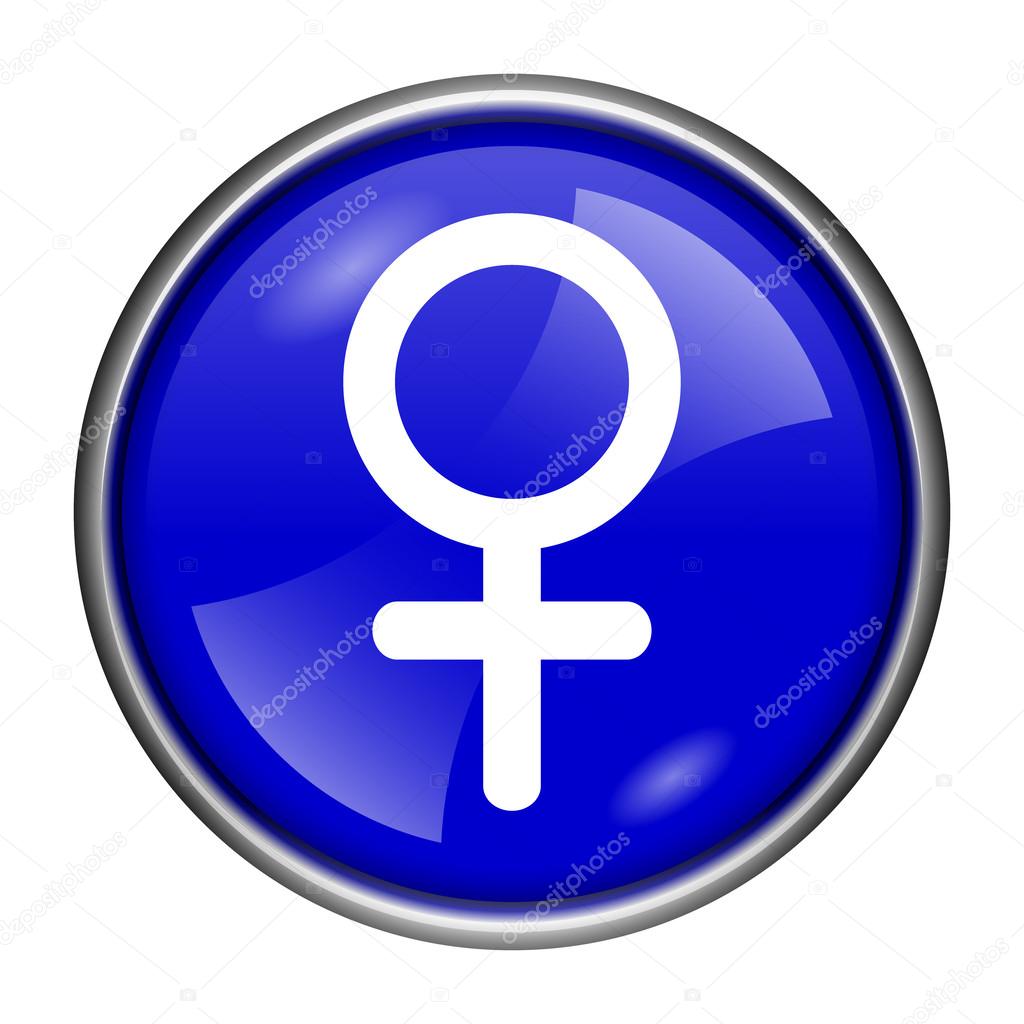 Female sign icon — Stock Photo © valentint #39039793