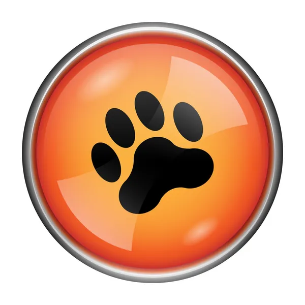 Paw print icon — Stock Photo © valentint #38830899