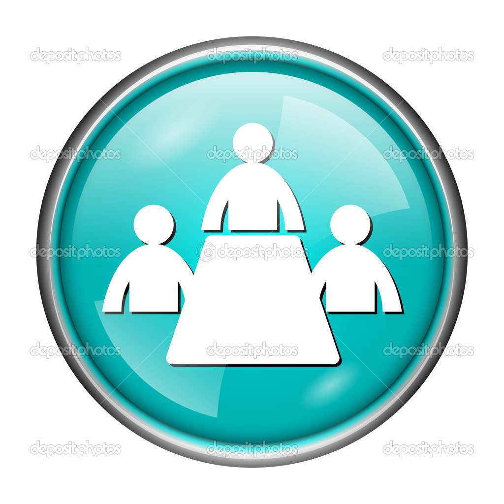 Meeting room icon Stock Photo by ©valentint 40142461