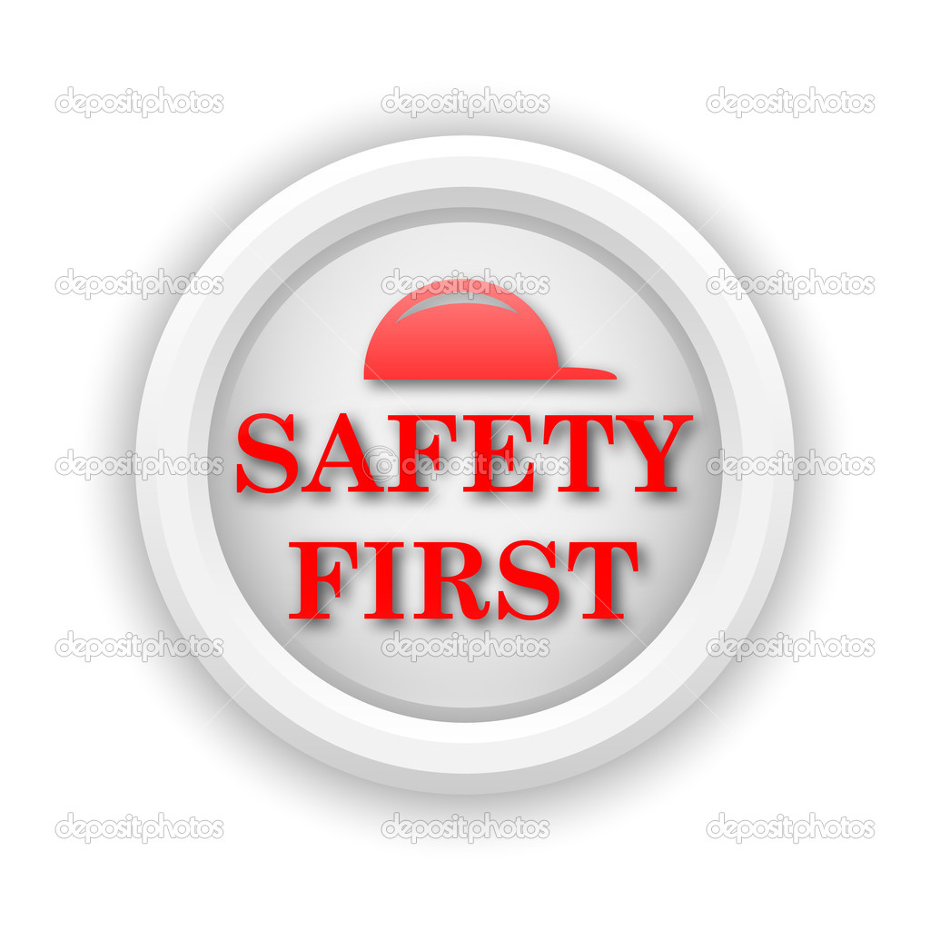 Safety first icon — Stock Photo © valentint #40470407