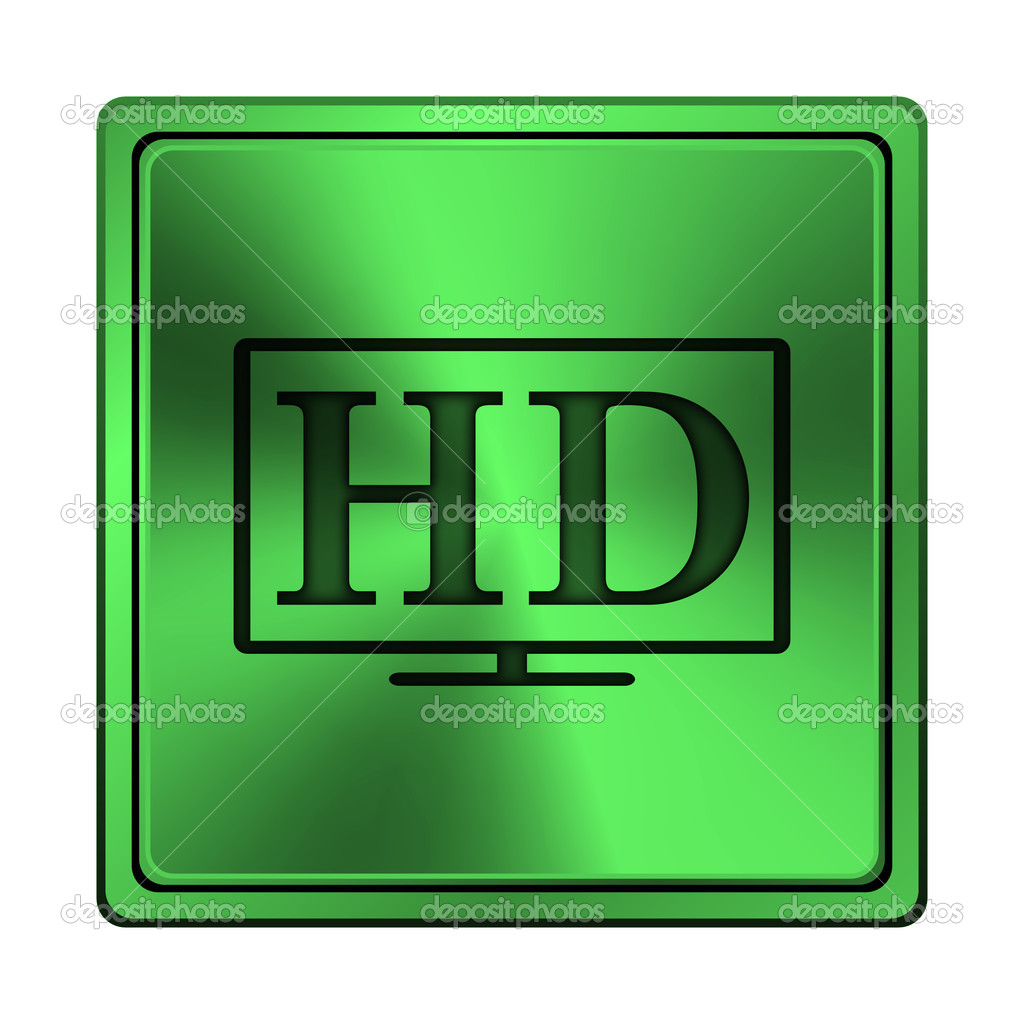 HD TV icon — Stock Photo © valentint #41339937