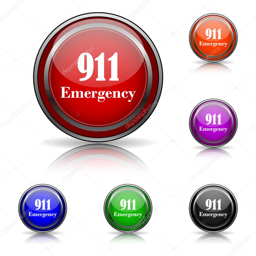 911 Emergency icon — Stock Vector © valentint #43293123