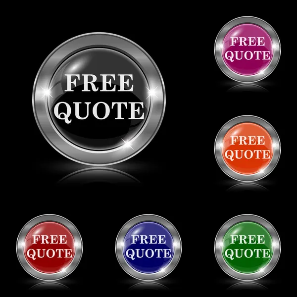 13,499,043 Free quote button Vector Images | Depositphotos