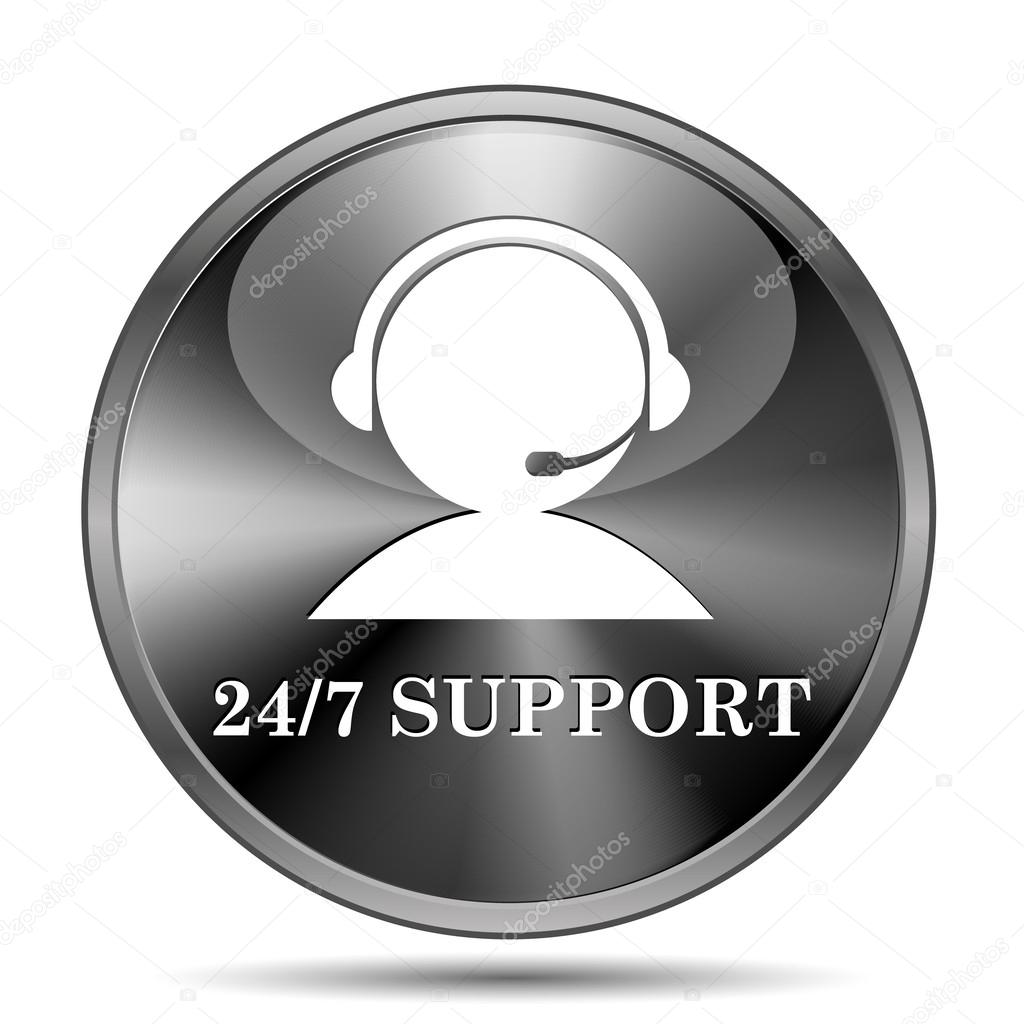 24-7 Support icon Stock Photo by ©valentint 46330363 24-7 Support icon Stock Photo by ©valentint 46330363