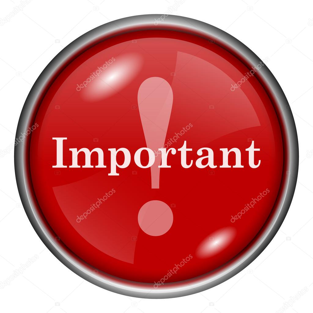 Important icon — Stock Photo © valentint #47541997