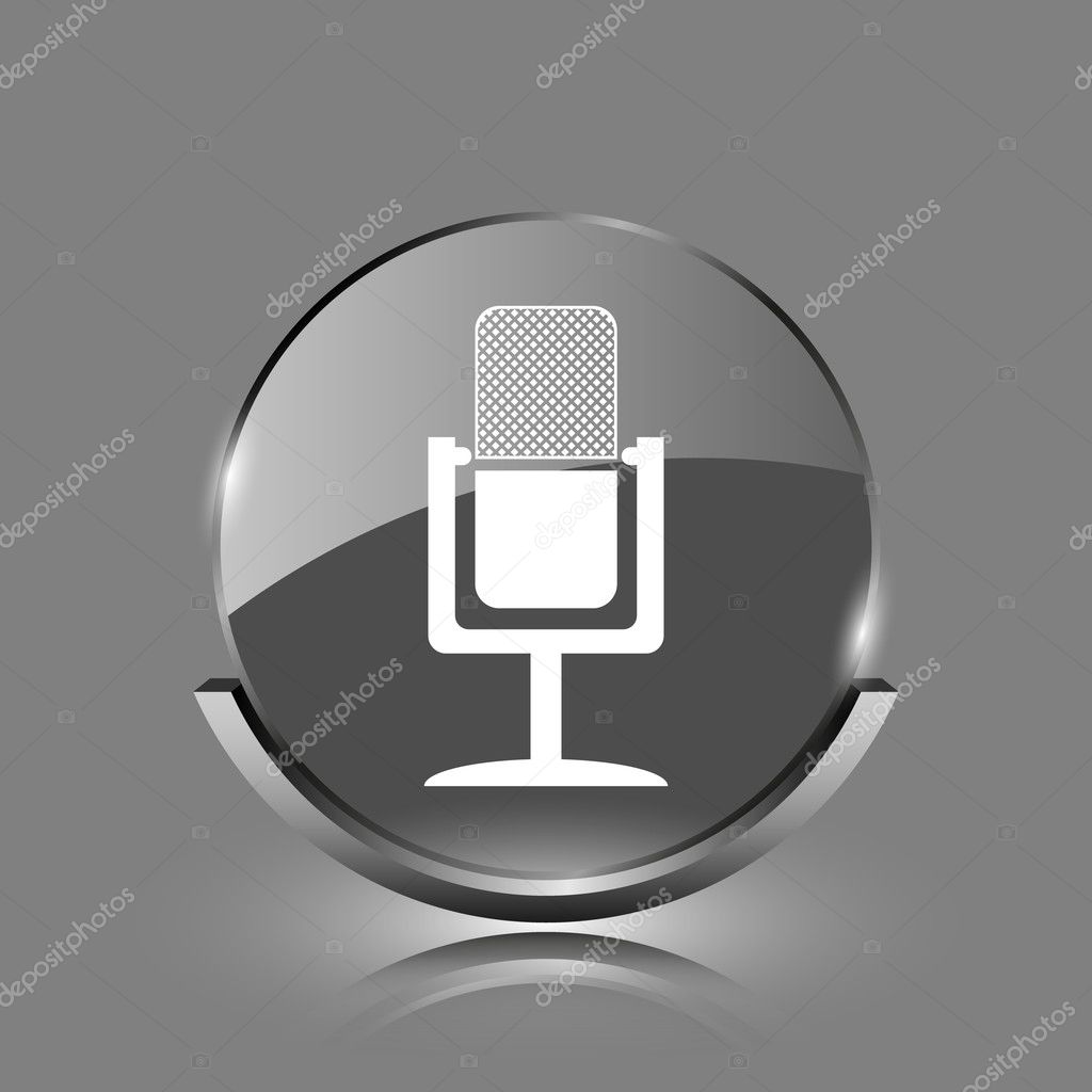 Microphone icon — Stock Photo © valentint #48039967