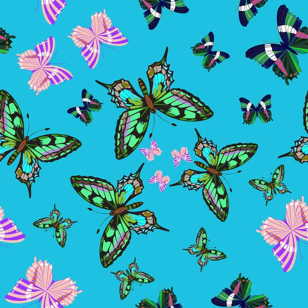 Butterfly - seamless pattern Stock Vector by ©mamaraducan 23405720