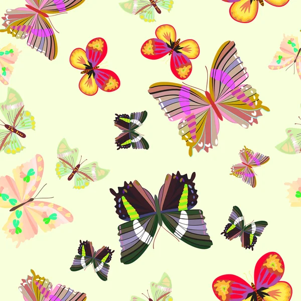 Butterfly - seamless pattern Stock Vector by ©mamaraducan 23405720