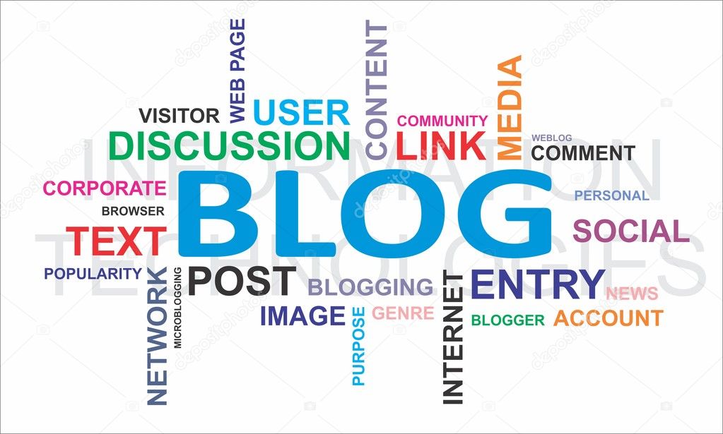 Word cloud - blog — Stock Vector © masterart #19730251