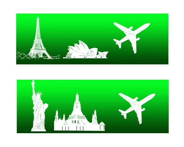 Colorful Famous City Banner and Backround Stock Vector Image by ©deep76 ...