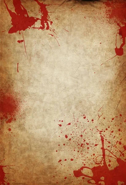 Blood Splash On Blank Old Paper — Stock Photo © baavli #5217419