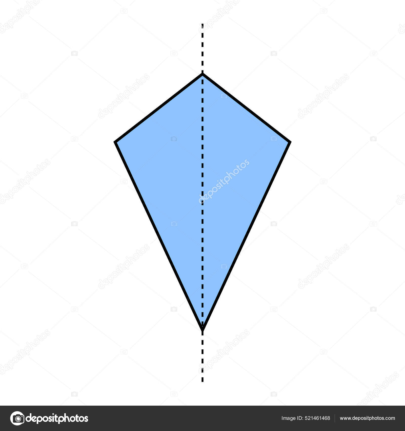 Line Symmetry Kite Stock Vector Image by ©zizou07 #521461468
