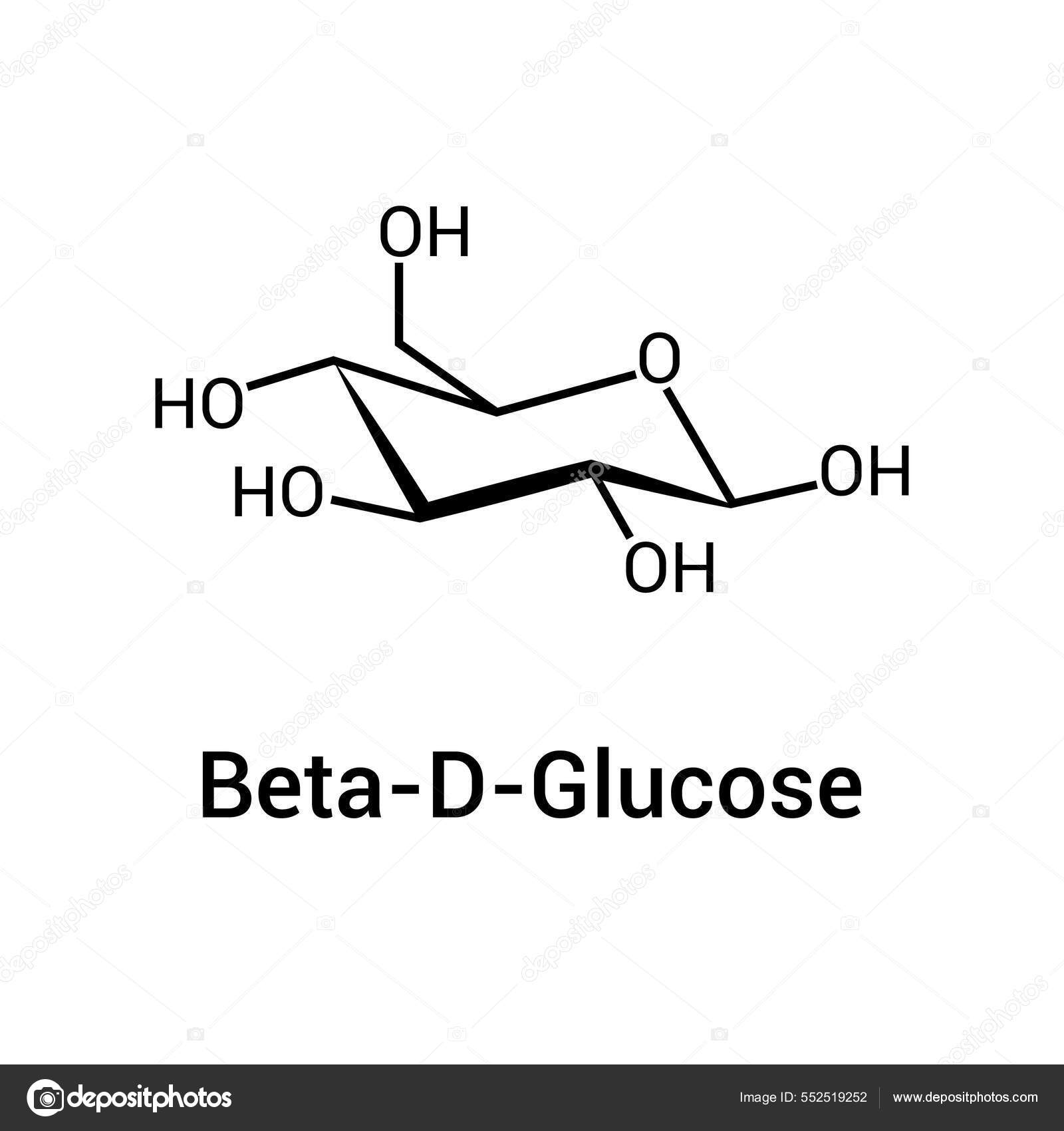 Chemical Structure Glucose C6H12O6 Stock Vector Image by ©zizou07 ...
