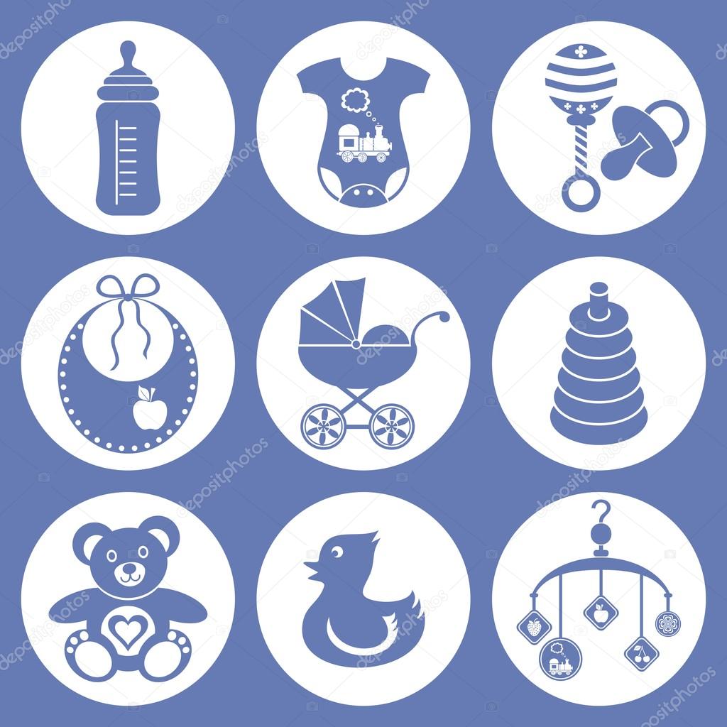 Baby icons Stock Vector Image by ©blumer-1979 #15514405