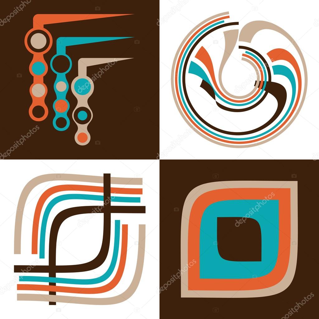 Abstract symbols — Stock Vector © blumer-1979 #18194513