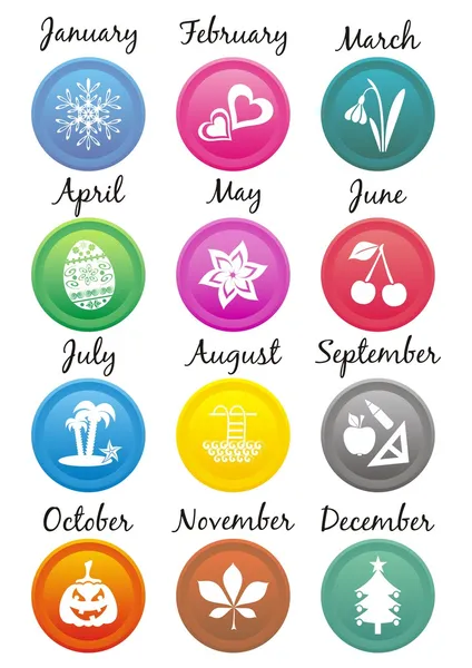 Calendar icons Stock Vector Image by ©blumer-1979 #40037037